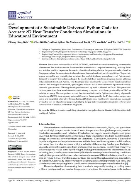 Development Of A Sustainable Universal Python Code Pdf