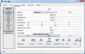 WLAN Packet Tracer Configuration Cisco WLAN Configuration