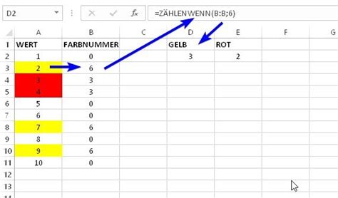 Excel Farbige Zellen Zählen So Gehts