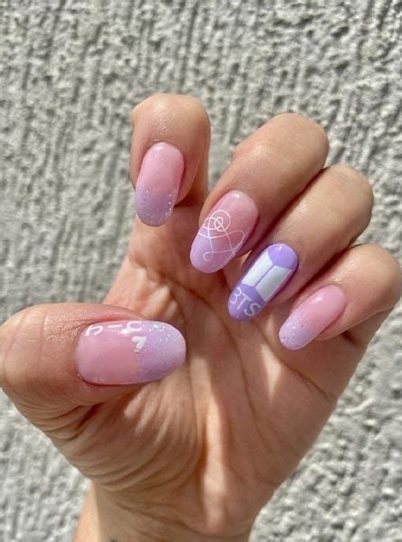 طرح ناخن بی تی اس خاص ترین مدل ها برای طرفداران گروه Bts رز سرخ