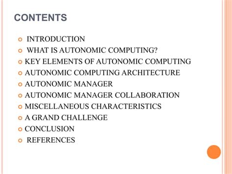 Autonomic Computing PPT PPTX Computing Technology Computing