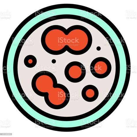 페트리 접시 벡터 일러스트레이션 채워진 스타일 아이콘 0명에 대한 스톡 벡터 아트 및 기타 이미지 0명 고세균 마이크로