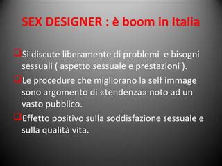 Sex Designer PPT