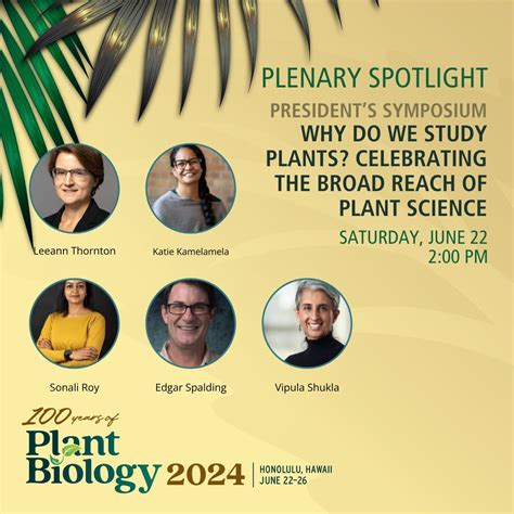 American Society Of Plant Biologists On Linkedin Plantbio2024