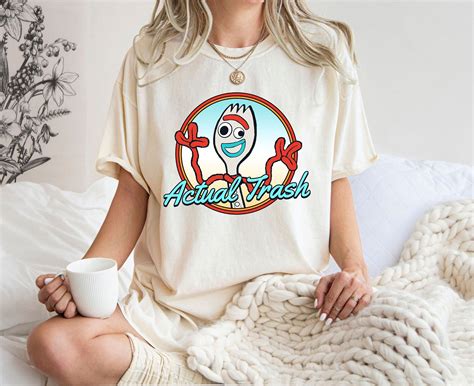 Disney Pixar Toy Story Forky Actual Trash Portrait Shirt Toy Story