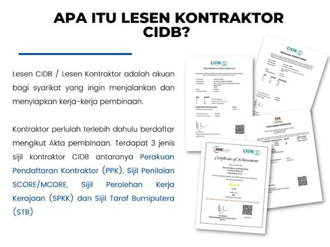 Lesen Kontraktor G7 Lesen CIDB G7
