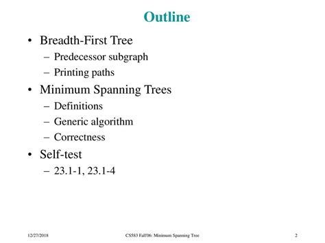 cs 583 analysis of algorithms ppt download