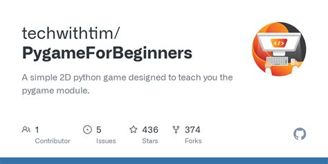 Pull Requests Techwithtim PygameForBeginners GitHub