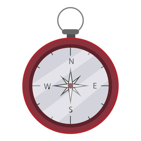 Hike Compass Icon Cartoon Vector Hunter Equipment 15120578 Vector Art
