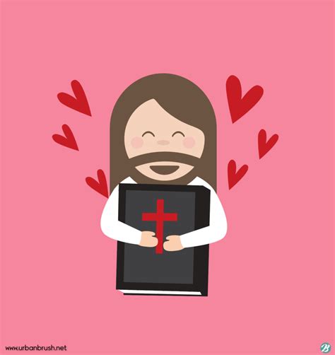 예수님 성경책 일러스트 Ai 무료다운로드 Free Jesus Bible Vector 어반브러시