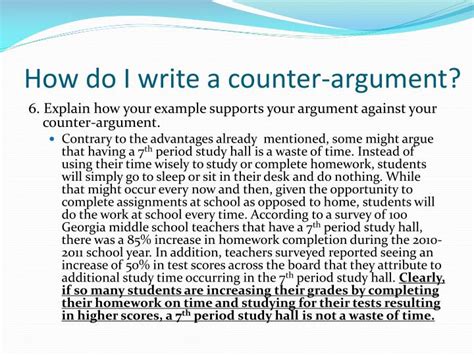 PPT Counter Argument PowerPoint Presentation ID