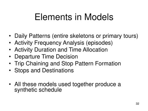 Ppt Development Of Activity Based Travel Demand Model Powerpoint