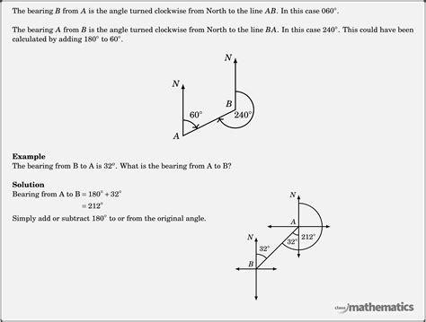 Bearings Maths Advanced Year 11 Nsw