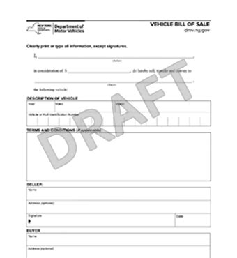 Free New York Bill Of Sale Forms Pdf Downloads Legaltemplates