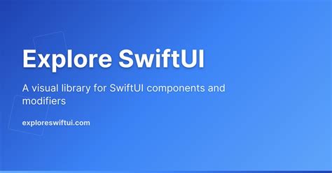 🚀 Just Discovered Explore Swiftui An Amazing Interactive Site That Helps You Visually