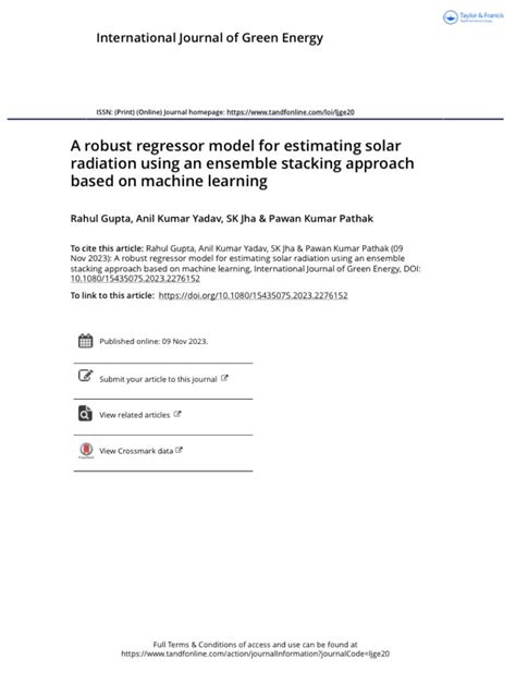Pawan Kumar Pathak Phd On Linkedin Machinelearning Renewableenergy