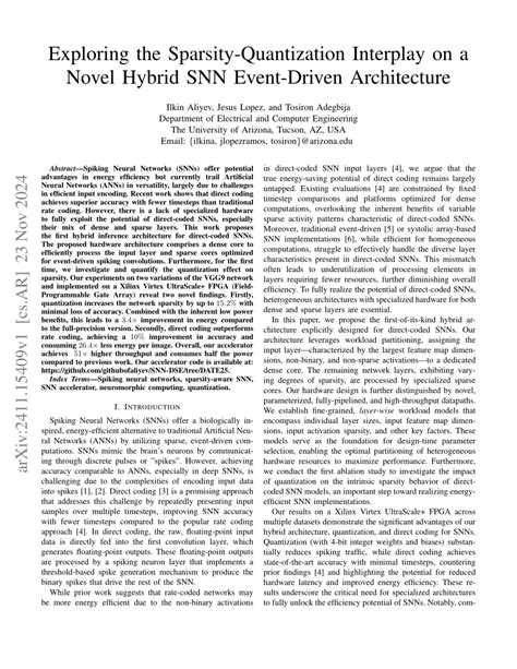 Pdf Exploring The Sparsity Quantization Interplay On A Novel Hybrid