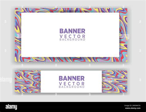 Vector Abstract Graphic Design Banner Vector Horizontal Banner Template Abstract Design Stock