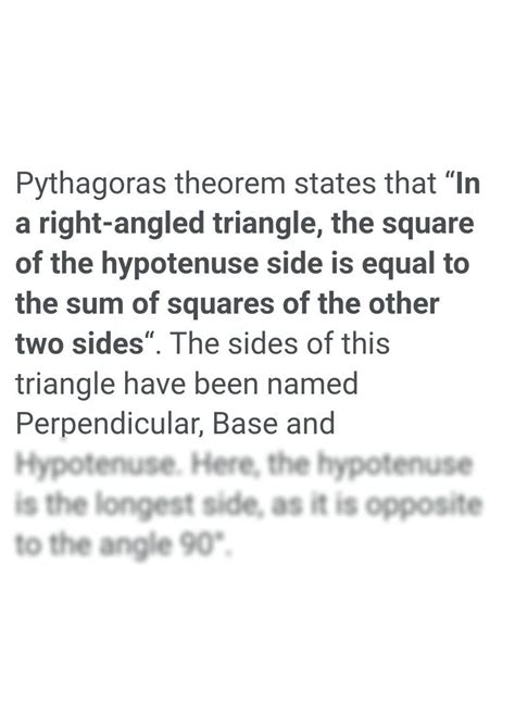 Solution Introduction To Pythagoras Theorem Pythagorean Formulas And