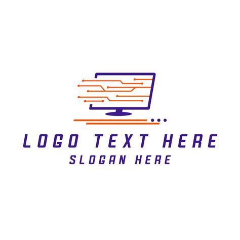 Computer Circuit Programmer Logo Brandcrowd Logo Maker