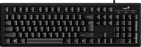 Genius Kb 101 Wired Smart Keyboard F1 F12 Function Keys Concave
