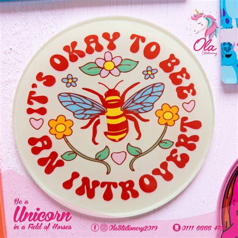 Acrylic Coster Bee Olastationery