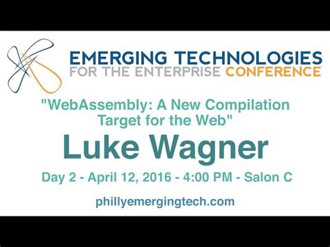 Free Video Webassembly A New Compilation Target For The Web Lecture 44 From Chariotsolutions