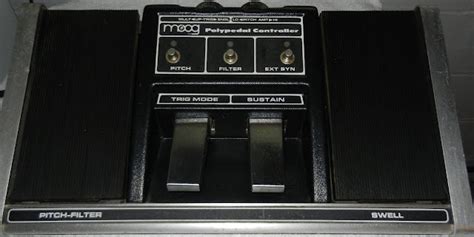 Matrixsynth Moog 285a Vintage Polymoog Controller Pedals For 280a Keyboard Synthesizer