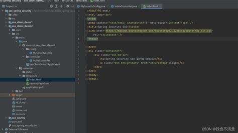 sso win10 springboot springsecurity oauth2 一 springsecurity 集成sso demo csdn博客