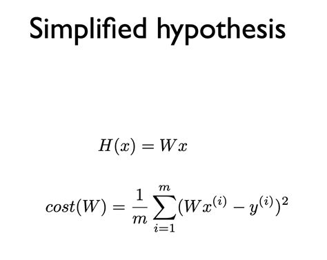 모두를 위한 딥러닝 3장 Gradient Descent Algorithm경사하강법
