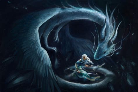 Dragon Protecting Woman Hd Wallpapers Top Free Dragon Protecting
