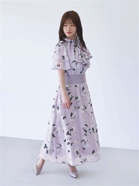 ルミナスワンピース：ラベンダー│胸が大きな女性のためのファッションブランド Overe オーバーイー ｜overe オーバーイー 胸が