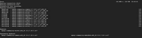 Mysql Minor Version Upgrade 56 57 80 Database Administration