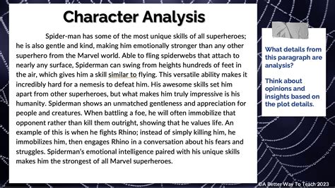 How To Teach The Difference Between Plot Summary And Analysis