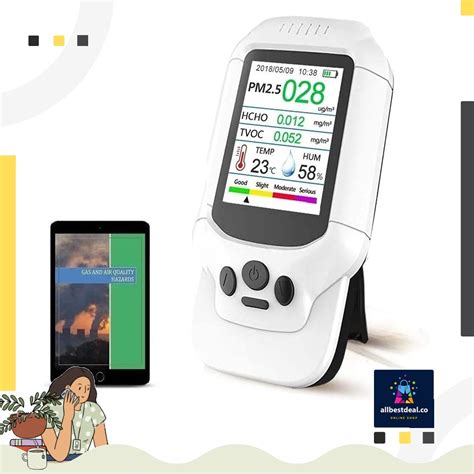 Air Quality Monitor Formaldehyde Detector Temperature And Humidity Meter Pollution Tester