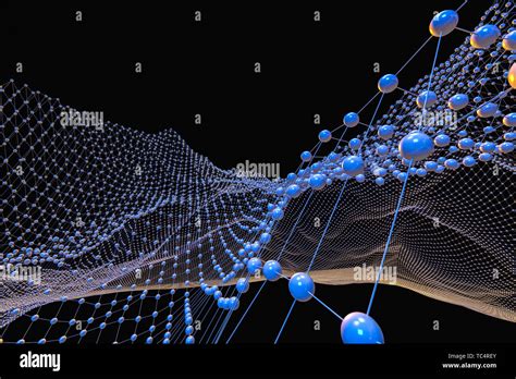 Three Dimensional Rendering Abstract Dots Variable Gradient Background