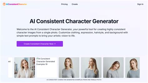 ai consistent character generator ai tech suite