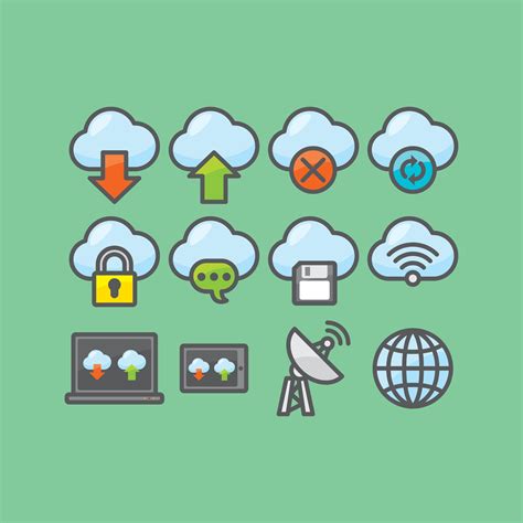 Cloud Computing Vectors 82937 Vector Art At Vecteezy
