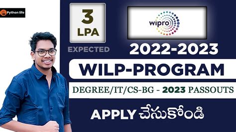 Wipro Hiring Wilp Program 2022 2023 YouTube