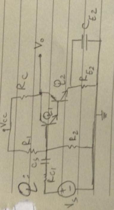 Solved Draw The Small Signal Hybrid Pi Model