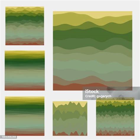 추상 파 배경 컬렉션 가리기에 대한 스톡 벡터 아트 및 기타 이미지 가리기 개념 개체 그룹 Istock