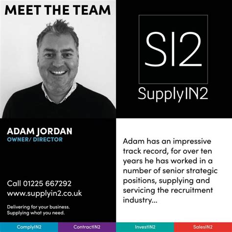 Meet Adam Jordan Founder Of Supplyin2 Adam Jordan Posted On The