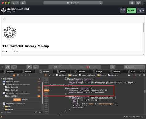 The Scrollintoview Method Uses Non Existent Selectiontype Property · Issue 4041 · Ckeditor