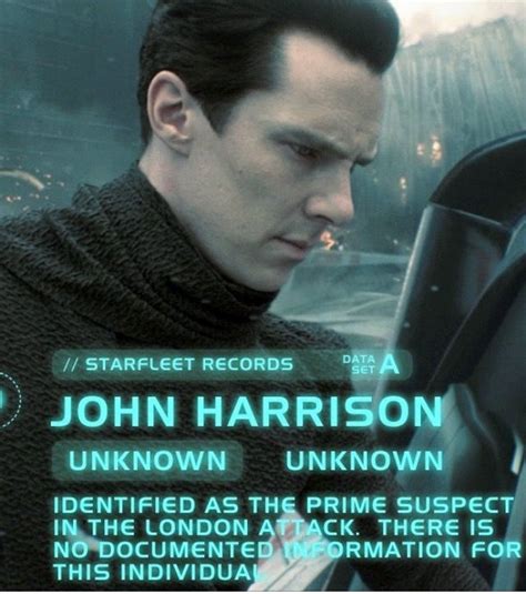 Pin By Jean Deperna On Khan Khan Star Trek John Harrison Benedict