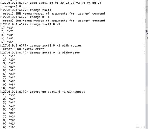 Redis十大类型——set与zset常见操作redis Set Zset 操作 Csdn博客