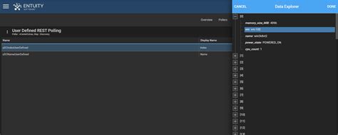 example workflows of creating user defined rest pollers entuity