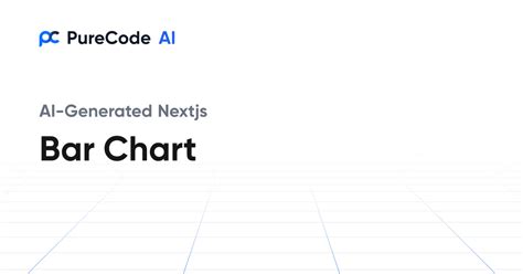 Quickly Generate Nextjs Bar Charts With Purecode Ai