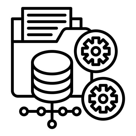 Data Processor Icon Style 21269796 Vector Art At Vecteezy