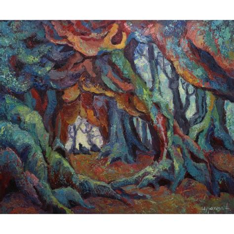 Купить картину Древний лес в Москве от художника Шуракова Анна