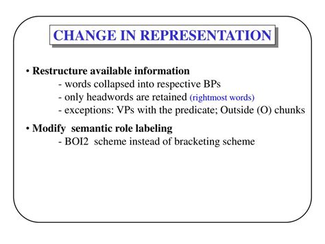 ppt semantic role labeling by tagging syntactic chunks powerpoint